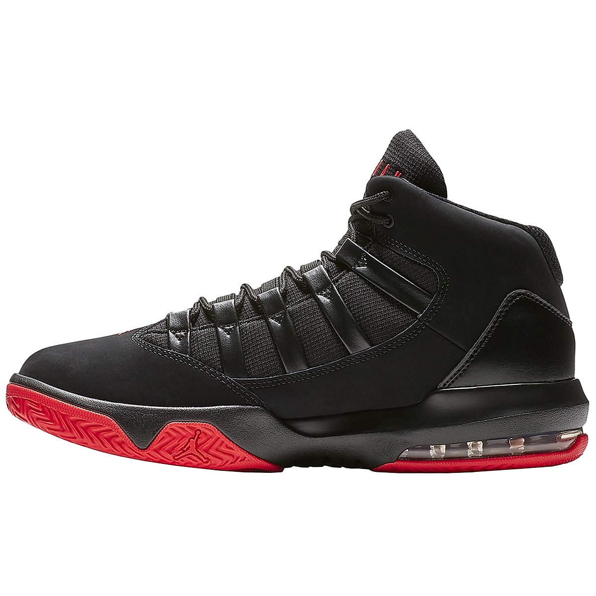 Nike Men's Jordan Max Aura Basketball Shoe, Black/Infrared 23, 10