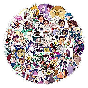 The Owl House Stickers 50 PCS are Suitable for Motorcycles,Cars,Phones,Pianos,Guitars,Skateboards,Helmets,Cups,Bicycles,Notebooks,Fashionable Children,Teenagers and Adults Stickers.