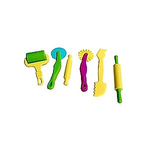 TOYANDONA 6 Pcs Modelling Clay Kids Playset Kids Tool Kit Plasticine Tools Plasticine Mould Set DIY Dough Tools Air Dry Accessories Extrusion Machine Suite Preschool Stencils for Kids