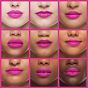 Oulac Matte Barbie Pink Lipstick for Women, Liquid Long Lasting Lip Stick Waterproof, Smudge-Proof, Creamy High Pigmented Formula with Rose Oil, Vegan & Cruelty-Free,Pink M06