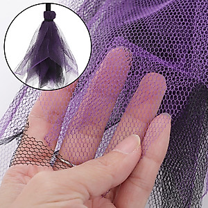Ciieeo 1 Piece Halloween Witch Broom Wizard Broomstick 25.5 Inches Halloween Broom for Costume Accessories Cosplay Broom Props (Random Color)
