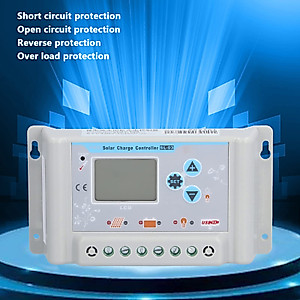 Wincong 10A SL03 LCD Display , Solar & Wind Power Energy Controllers Solar Panel Photovoltaic System Charge and Discharge Controller