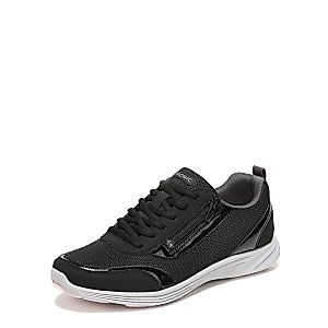 Vionic Women's Agile Cassis Walking Sneaker- Supportive Active Sneaker That Includes an Orthotic Insole and Cushioned Outsole for Arch Support, Black 8.5 Medium