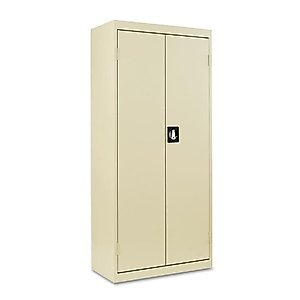 Alera 86630 Space Saver Storage Cabinet, Four Shelves, 30" x 15" x 66", Putty