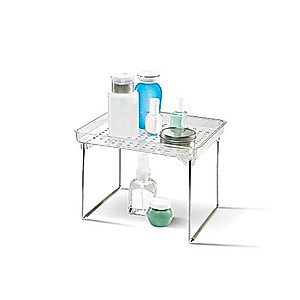 madesmart 95-79062-06 Small Stacking Shelf W/Holes