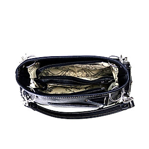 Montana West MW494G-8085 Sugar Skull Collection Concealed Handgun Satchel (Black & White)