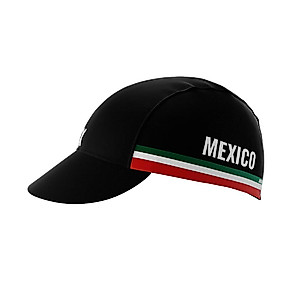 Mexico Black Code Bike Cycling Cap Road MTB or Running
