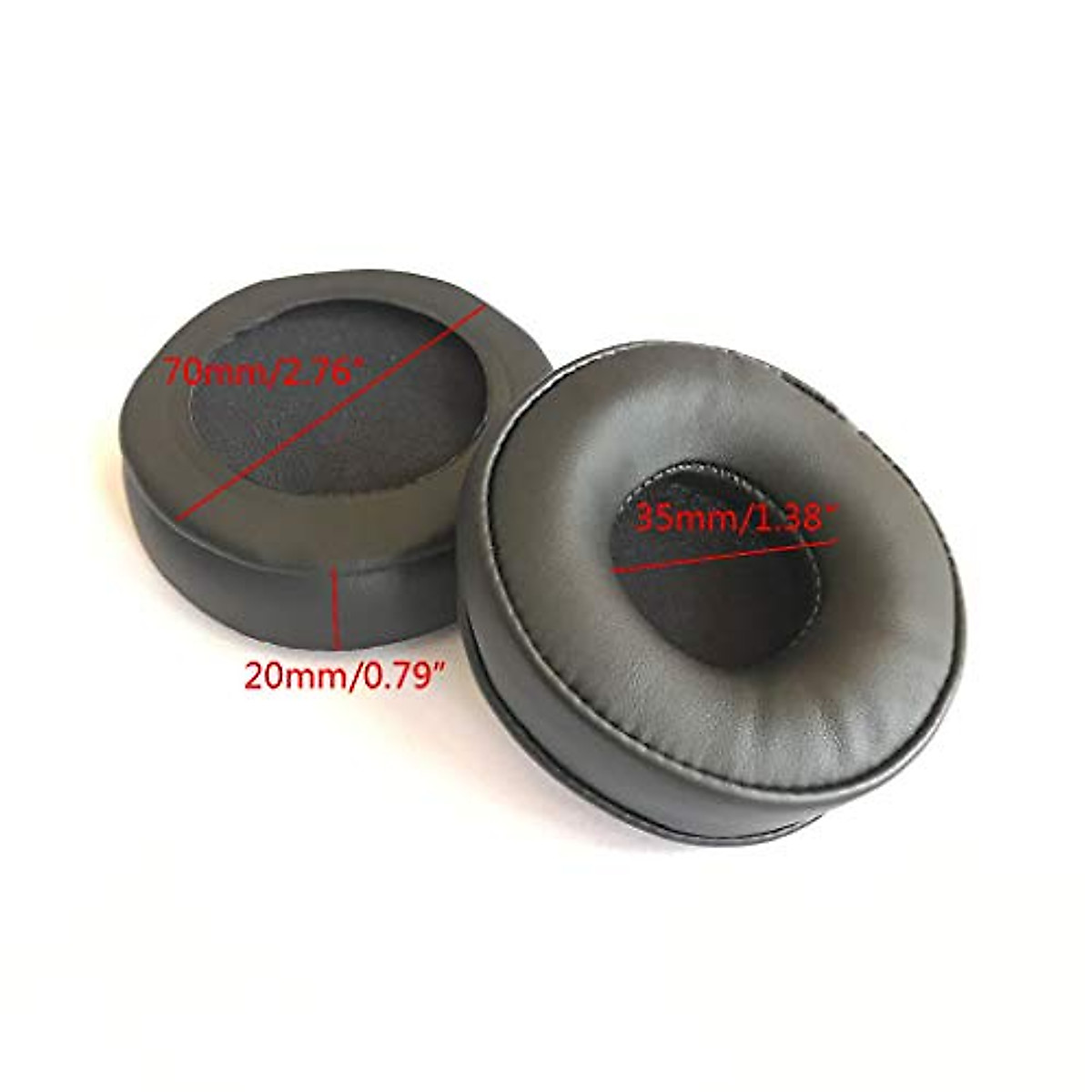 1 Pair 70mm Earmuff Ear Cushion Pads for Urbanears Plattan ADV Zinken Headphones Huhudde