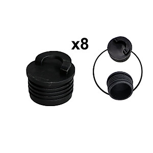 Pactrade Marine Boat Kayak Dinghy Canoe Large Scupper Plug Rubber 1 5/8'' (42mm) 8pcs/Set