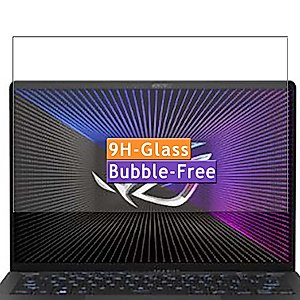 Vaxson Tempered Glass Screen Protector, compatible with ASUS ROG Zephyrus G14 GA402 GA402XI 14" Laptop Visible Area Cover Only, 9H Film Protector [Not Full Coverage]