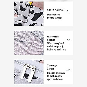 Largecapacity Storage Bag With Handle, Foldable Storage Bucket For Quilt Blanket, Breathable Clothes Storage, Largecapacity Storage Bag for Blankets,clothes, Pillows, Quilts