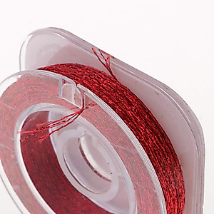Baosity Nylon Whipping Wrapping Thread for Fishing Rod Guides 50m/55yds, Red