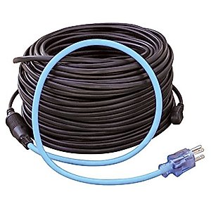 Clear Power 160ft Roof & Gutter Deicing Kit, 800W, 2ft 18/3 SJTW Power Cord w/Power Indicator Light, CPRH006