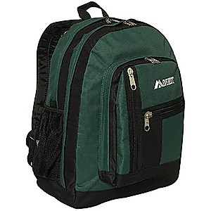 Double Compartment Backpack Color: Black