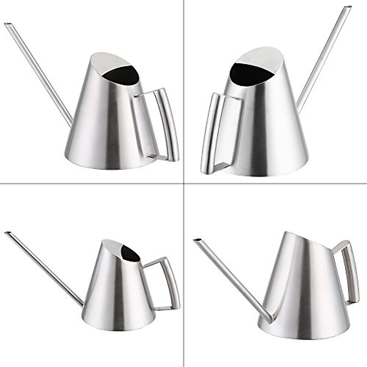 900ml Stainless Steel Watering Can Bonsai Watering Pot with Long Spout Modern Style for Gardens Plants Indoor and Outdoor