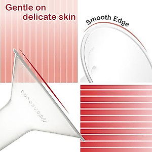 Nenesupply 17mm Flange Compatible with Medela Breast Pump Parts Replacement 17mm Flange for Medela Accessories Compatible with Pump in Style Parts Symphony Swing Harmony Work with Personalfit Flex