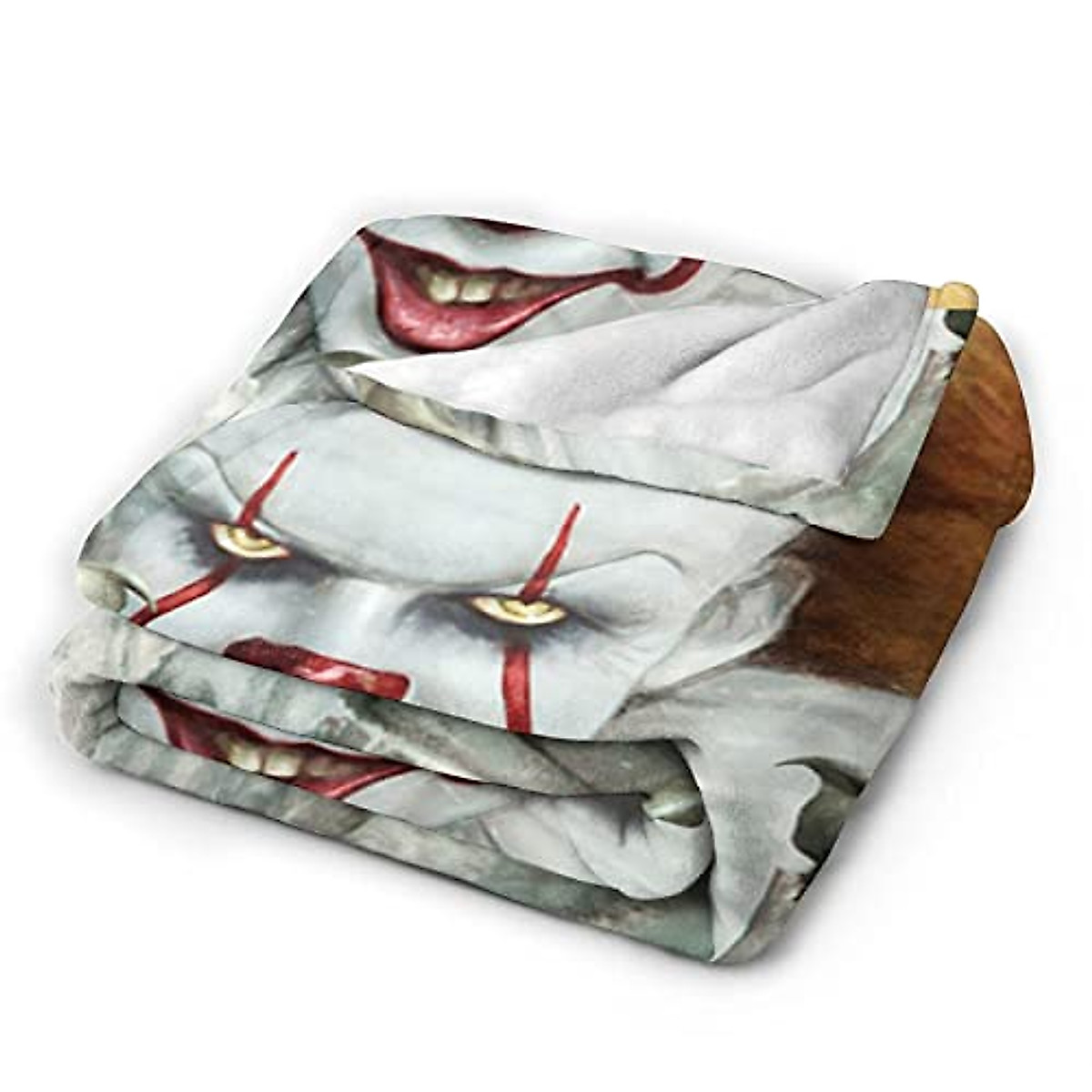 Clown Ultra-Soft Micro Fleece Blanket Throw Fuzzy Lightweight Hypoallergenic Plush Bed Couch Living Room