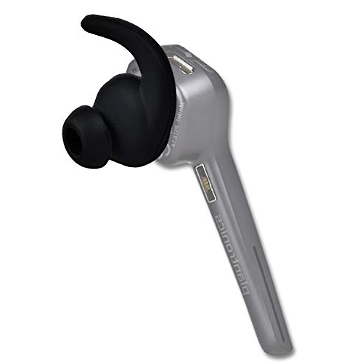 CHOCKALOTTA in-Ear Replacement Ear Tips Upgrade Compatible with Plantronics Poly Voyager 3200 / Edge (Fits Plantronics Explorer / Marque / Discovery / M Series Headsets) (Right Ear, Medium - 3pcs)