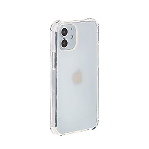 Amazon Basics Shockproof and Protective Case for iPhone 12 Pro Max, Crystal Clear