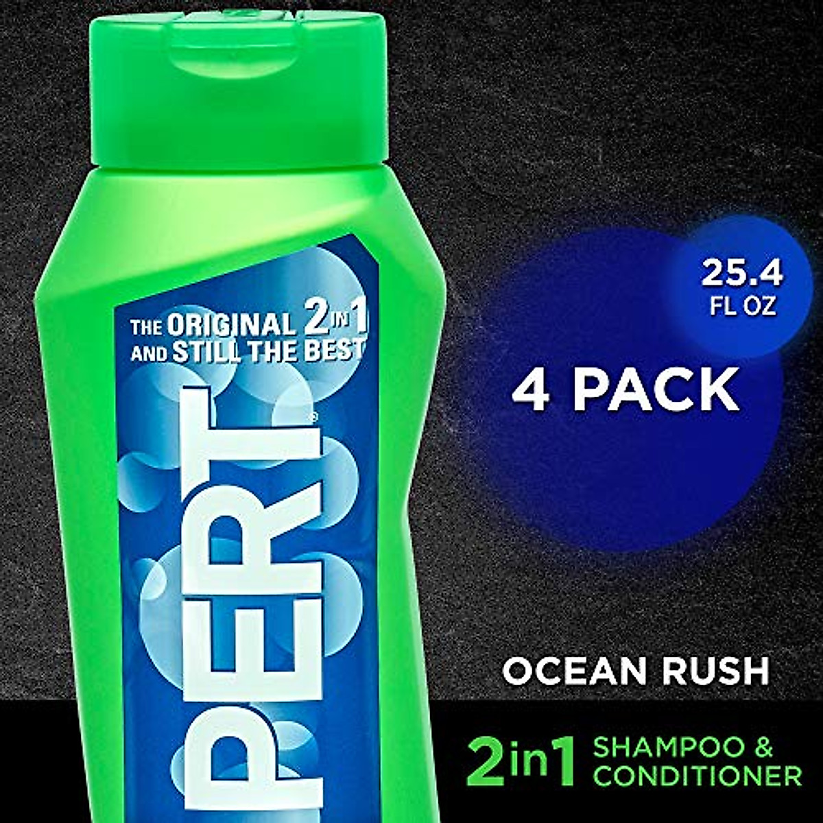 PERT 2-in-1 Ocean Rush Shampoo and Conditioner 25.4oz (4 PACK)