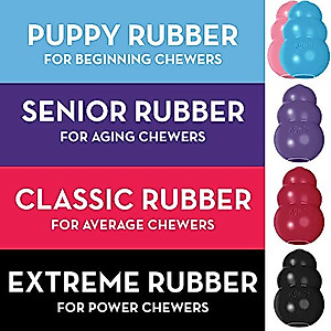 KONG - Classic and Ziggies - Dog Chew Toy with Dog Treats - for Small Dogs