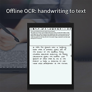 Geniatech Android 10.1 E Ink Tablet,Paperwhite e Reader Note Taking ePaper,Real-time Cloud Syn ebook Reader,Support Wireless Screen Sharing, Drawing Paper White,Writing Graphics Notepad