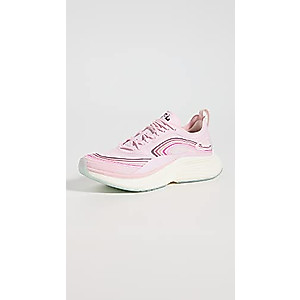 APL: Athletic Propulsion Labs Women's Streamline Sneakers, Bleached Pink/Burgundy/White, 10.5 Medium US