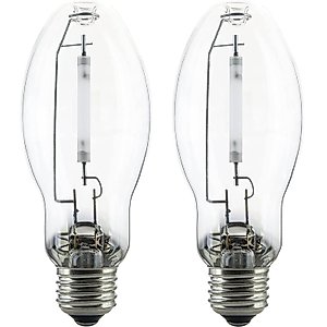 Sunlite LU150/MED 150 Watt HPS ED17 High Pressure Sodium Light Bulb, Medium Base, Clear (150 Watts 2 Pack)