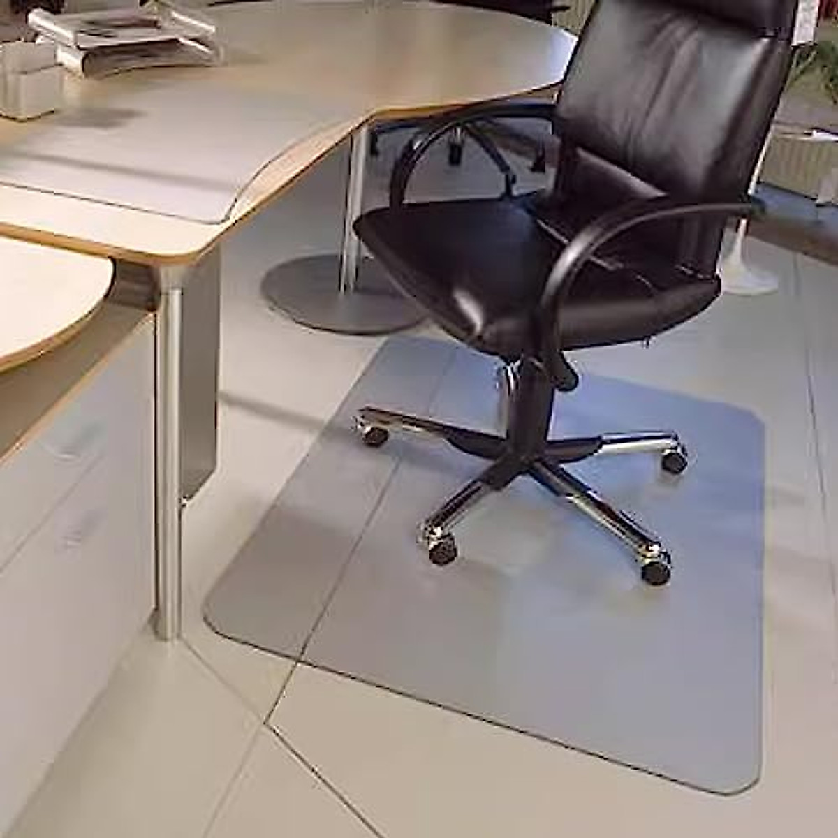 Office Chair Mat for Hard Floor,Plastic Floor Mat,Floor Protector Mat,47INX47IN,27.5INX55IN,23.6INX31.5IN,Transparent Anti-Slip,for Home and Office Use,0.02"/0.04"/0.06"/0.08"/0.12",Waterproof (Size