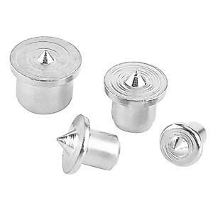 Yitaocity 16Pcs 6/8/10/12mm Center Points Pin Set Drill Dowel Pin Centre Dowel Centre Point for Woodwork Drill Tools Accurate Drilling Proper Dowel or Tenon Placement