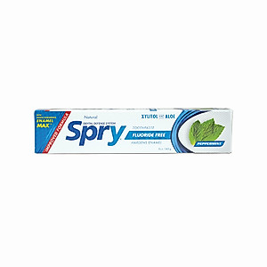 Spry NON-FLUORIDE Xlear Xylitol Toothpaste 6-PACK SAVINGS!!!