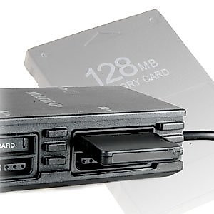 OSTENT High Speed 128MB Memory Card Stick Unit for Sony Playstation 2 PS2 Slim Console Video Games