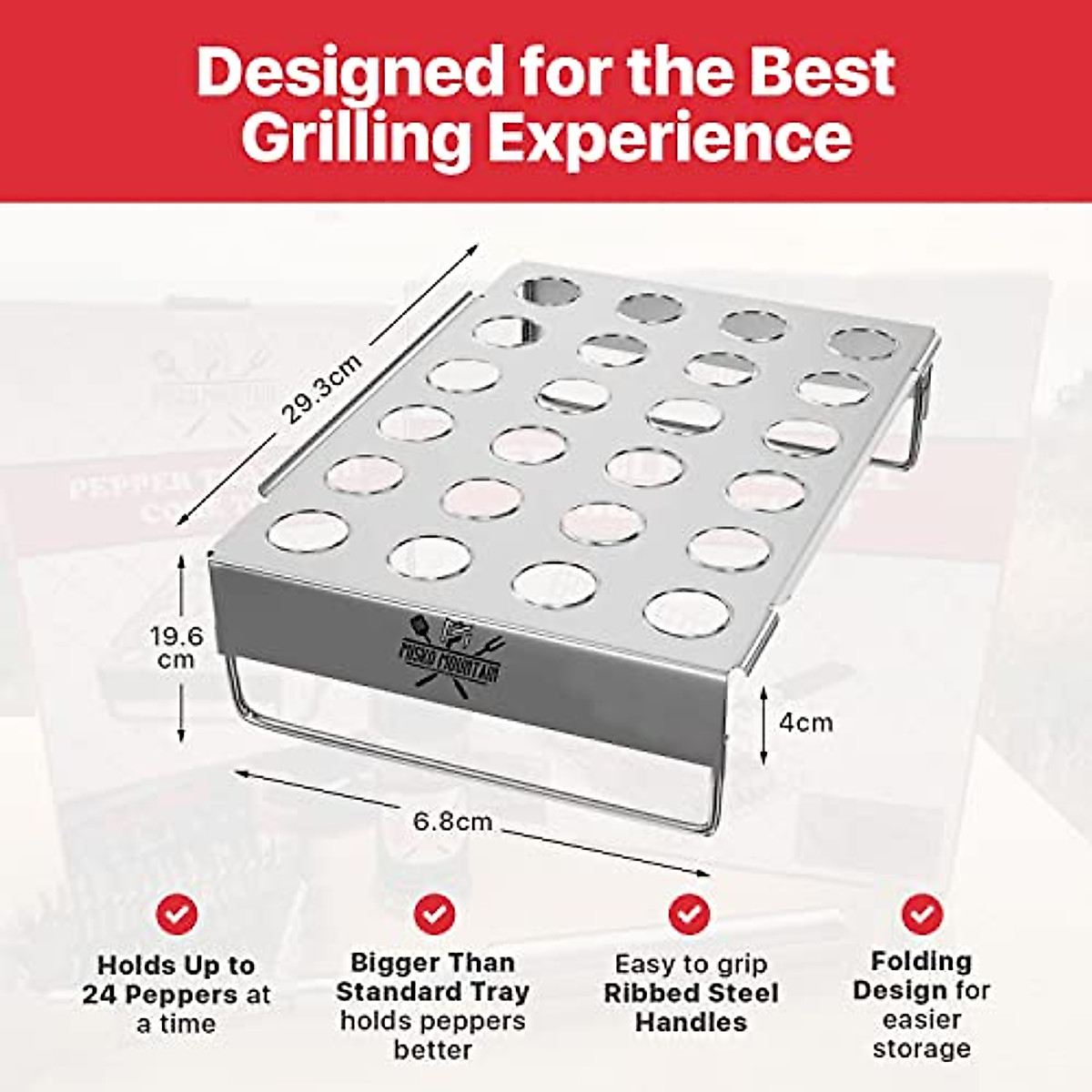 Misko Mountain Flavor Company Pepper Cooking Tray with Core Tool