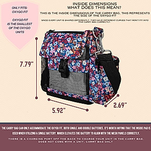 O2TOTES Carry Bag for Inogen one G4/Pockets for Inogen G4 Accessories/Carry Bag Only