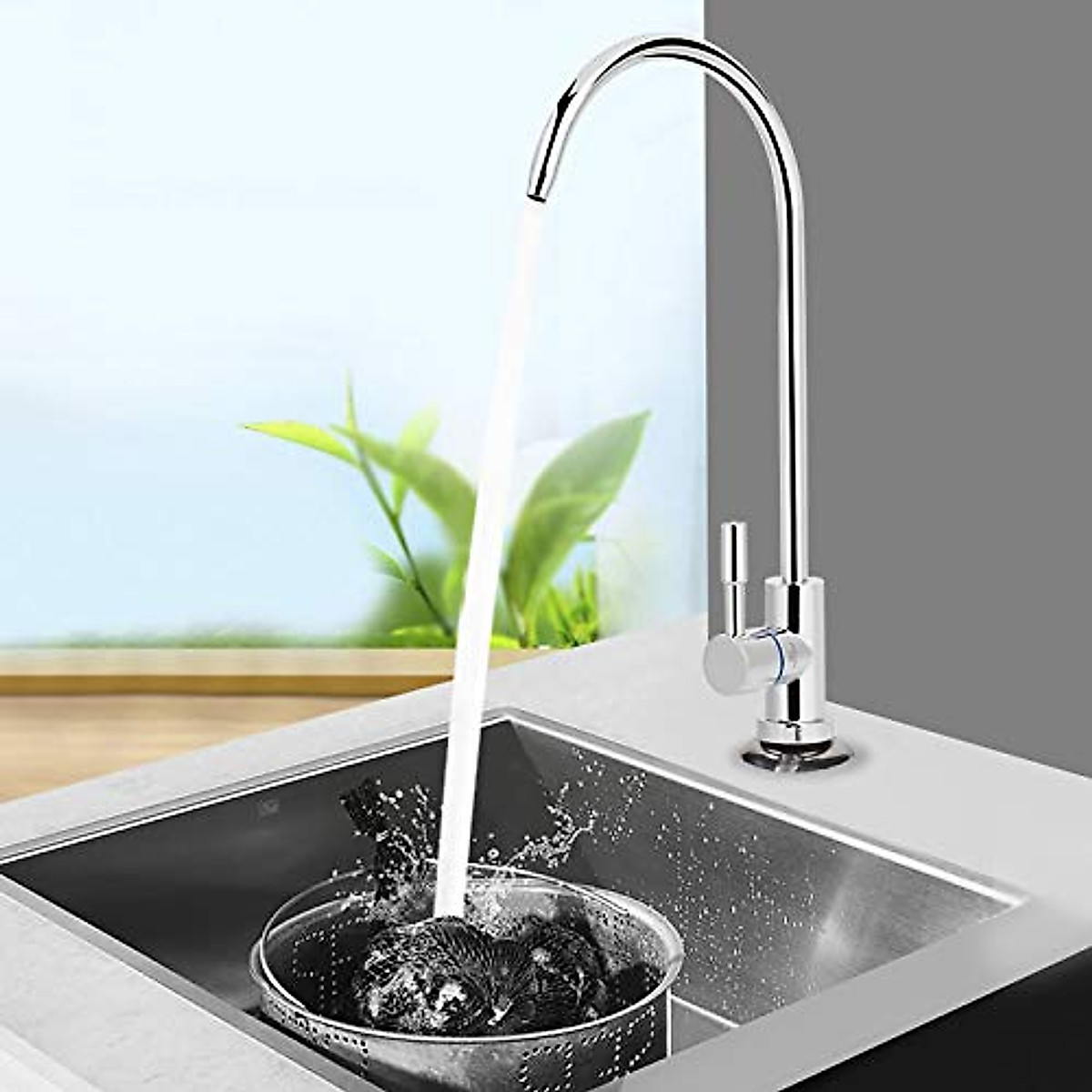 Reverse Osmosis Faucet, Filtration Drinking Water Filter Faucet RO Water Faucet Reverse Osmosis Purifier for RO Drinking Water Filtration SystemsUnder-Sink & Countertop Filtration