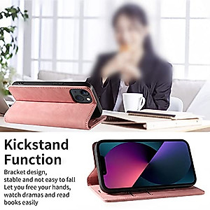 OLOBBIRD Vintage Wallet Stand Phone Case for Samsung Galaxy A70 A50 S A40 A30 A20 E A10, Magnetic Closure Card Holder Back Cover, Business Skin-Friendly Protective Shell(Green,A40)