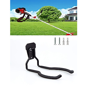 Power Tool Hanger String Trimmer Hangers, Trimmer Hanger, Trimmer Rack Holder, Weed Wacker Hanger, Weed Eater Hangers for Garage Wall, Perfect for Garage Tool Organizers and Storage, No Trimmer