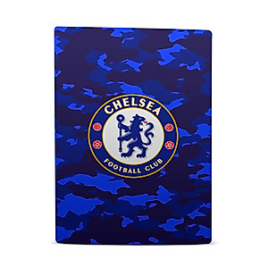 Head Case Designs Officially Licensed Chelsea Football Club Camouflage Art Vinyl Faceplate Sticker Gaming Skin Decal Cover Compatible with Sony Playstation 5 PS5 Digital Edition Console