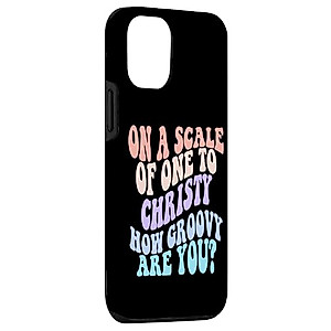 iPhone 13 Pro CHRISTY Cute Retro Girls Groovy CHRISTY Personalized Name Case