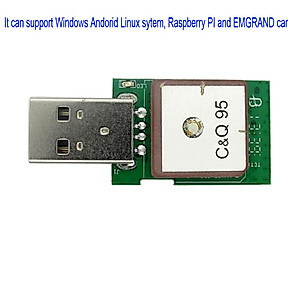 DIYmall VK-172 VK 172 Gmouse G-Mouse USB GPS Dongle Glonass Support Windows 10/8/7/vista/XP/Raspberry PI Vehicle Aviation Tracker (Pack of 2pcs)