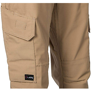 LA Police Gear Women's Operator Tactical Pant, Elastic Waistband Uniform Cargo Pants for Women, Ladies' Durable Work Pants - Black - 6 - Regular