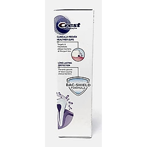 Crest Bacteria Shield & Gum Anticavity Fluoride Toothpaste, 4.1 Ounce (Pack of 1)