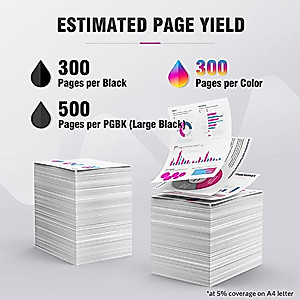 ALLWORK PGI270XL CLI271XL Compatible Ink Cartridges Replacement for Canon 270 271 PGI-270XL CLI-271XL Works with Canon PIXMA TS6020 9020 5020 8020 MG7720 6821 5720 6820 5722 6800 5700 6822 5(KKCMY)