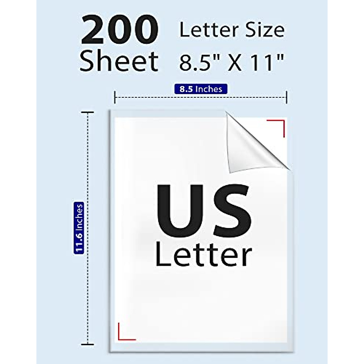 Itari Portable Printer Wireless for Travel, M08F-Letter Bluetooth Mobile Printer Support 8.5" X 11" US Letter, Inkless Thermal Compact Printer, Compatible with Android and iOS Phone & Laptop