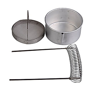 Paint Brush Basin with Brush Organizer, Multifunction Stainless Steel Art Brush Washer Cleaner with Screen and Holder Spring Desk Stand Organizer Holding Rack for Paint Brushes Cleaning and Drying