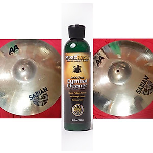 MusicNomad Premium Cymbal Cleaner for Brilliant Finishes, 8 oz. (MN111)