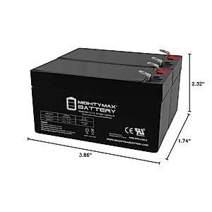 Mighty Max Battery 12V 1.3Ah Replacement Battery for Mercedes-Benz N000000004039