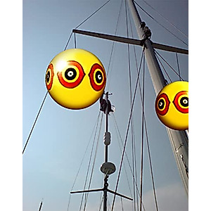 Bird-X Scare-Eye Bird Repellent Predator Eyes Balloon, Yellow