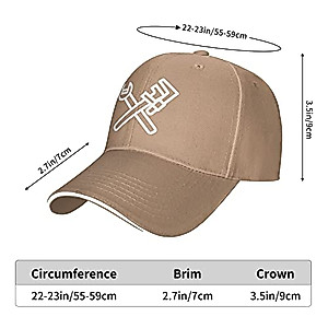 fwoeqiz Plumbing-Tools Trucker Hats Adjustable Natural Baseball Cap for Men Women Outdoor Sports Dad Hat
