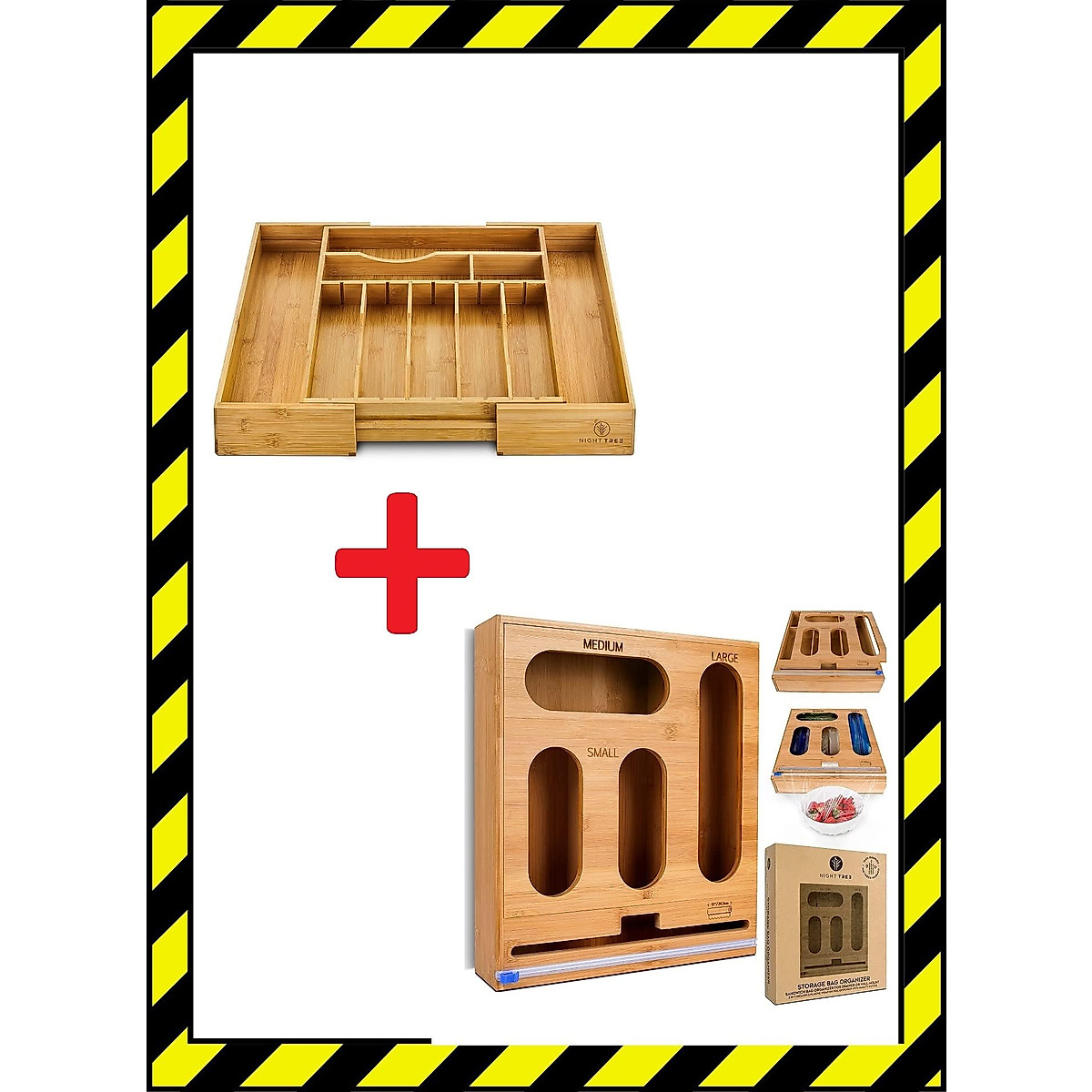 Night Tree drawer organizer and Ziplock organizer